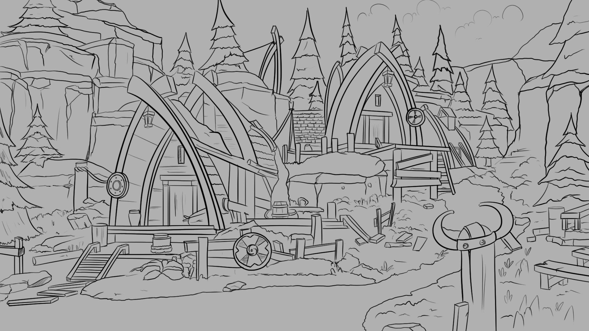 Swaraj Kadam - Environment Concept Art