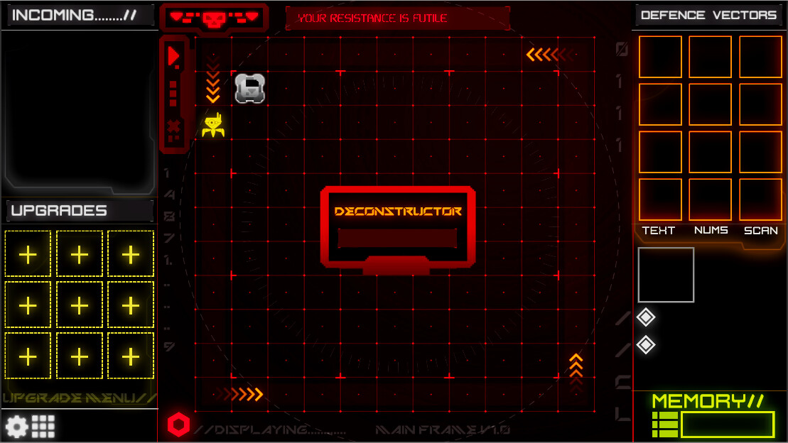 ArtStation - UI for Typing/Tower Defence Game