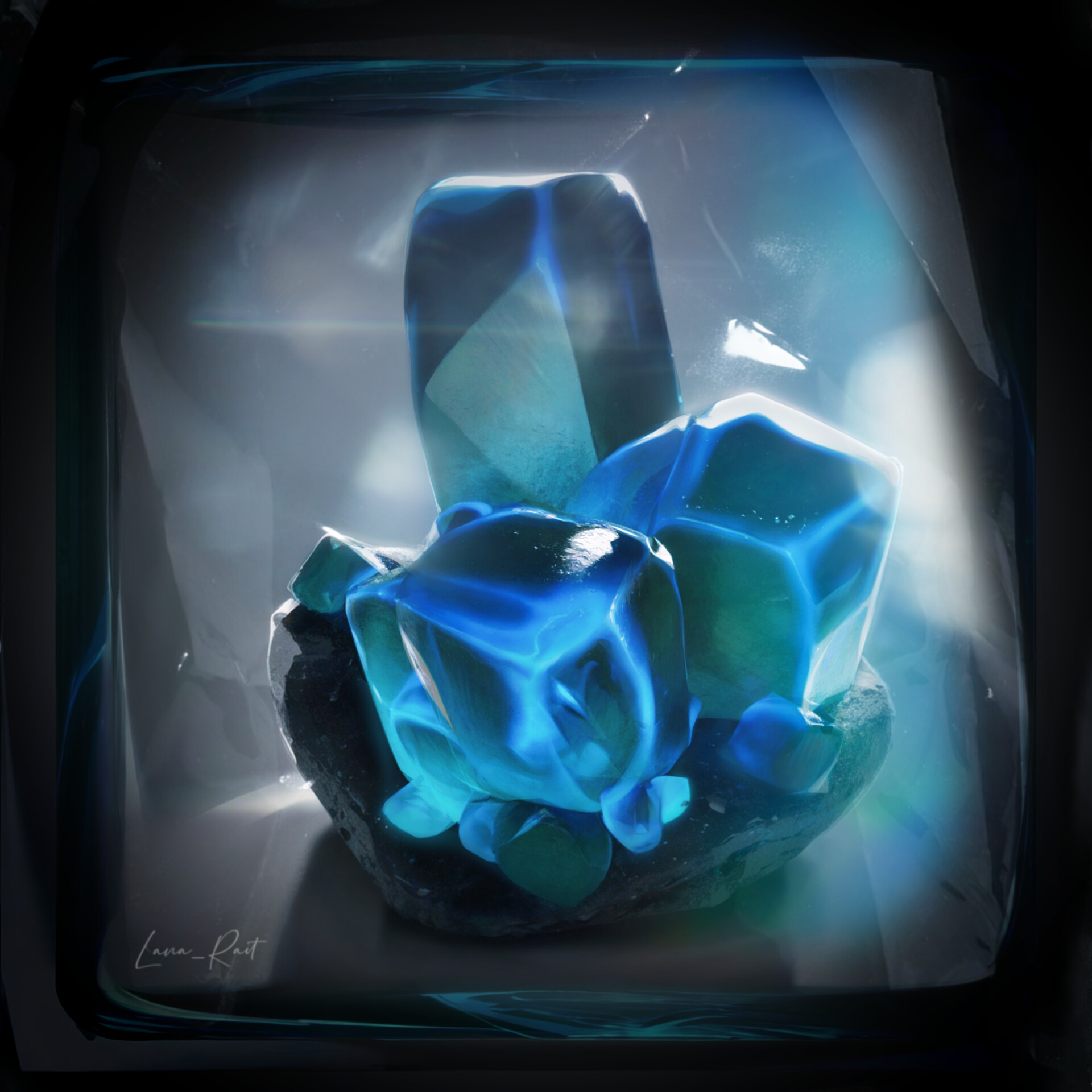 ArtStation - Just practice the magic rock