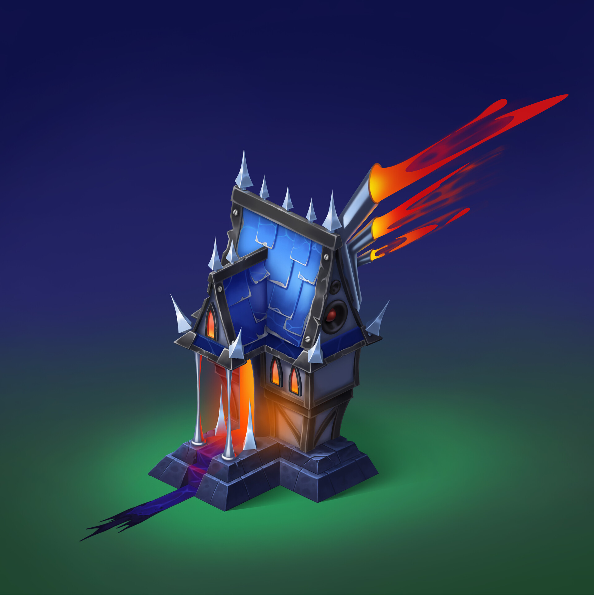 ArtStation - Heavy metal house