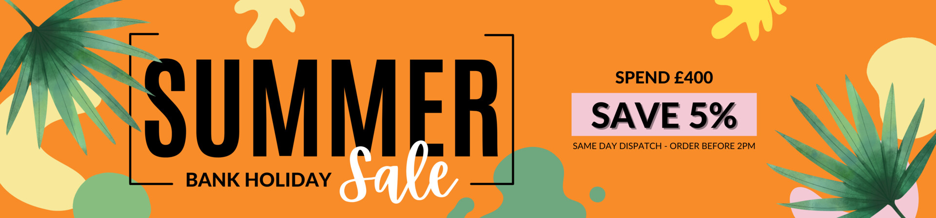 ArtStation - Summer Bank Holiday Sale Banner