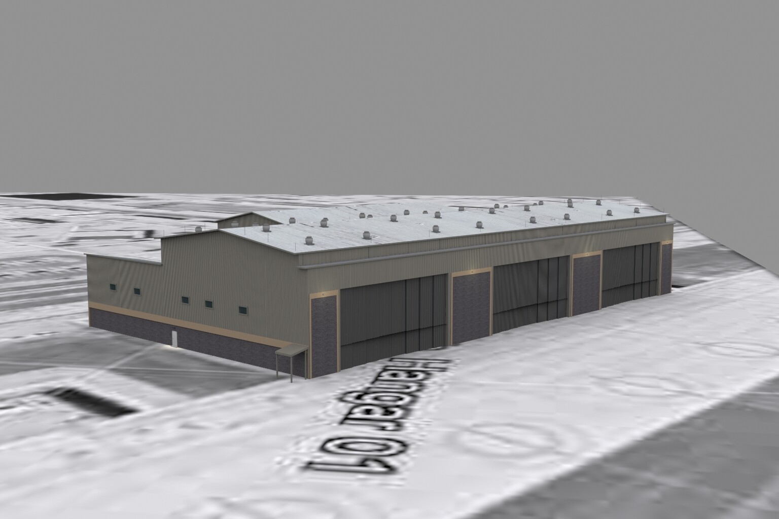 ArtStation - hangar building