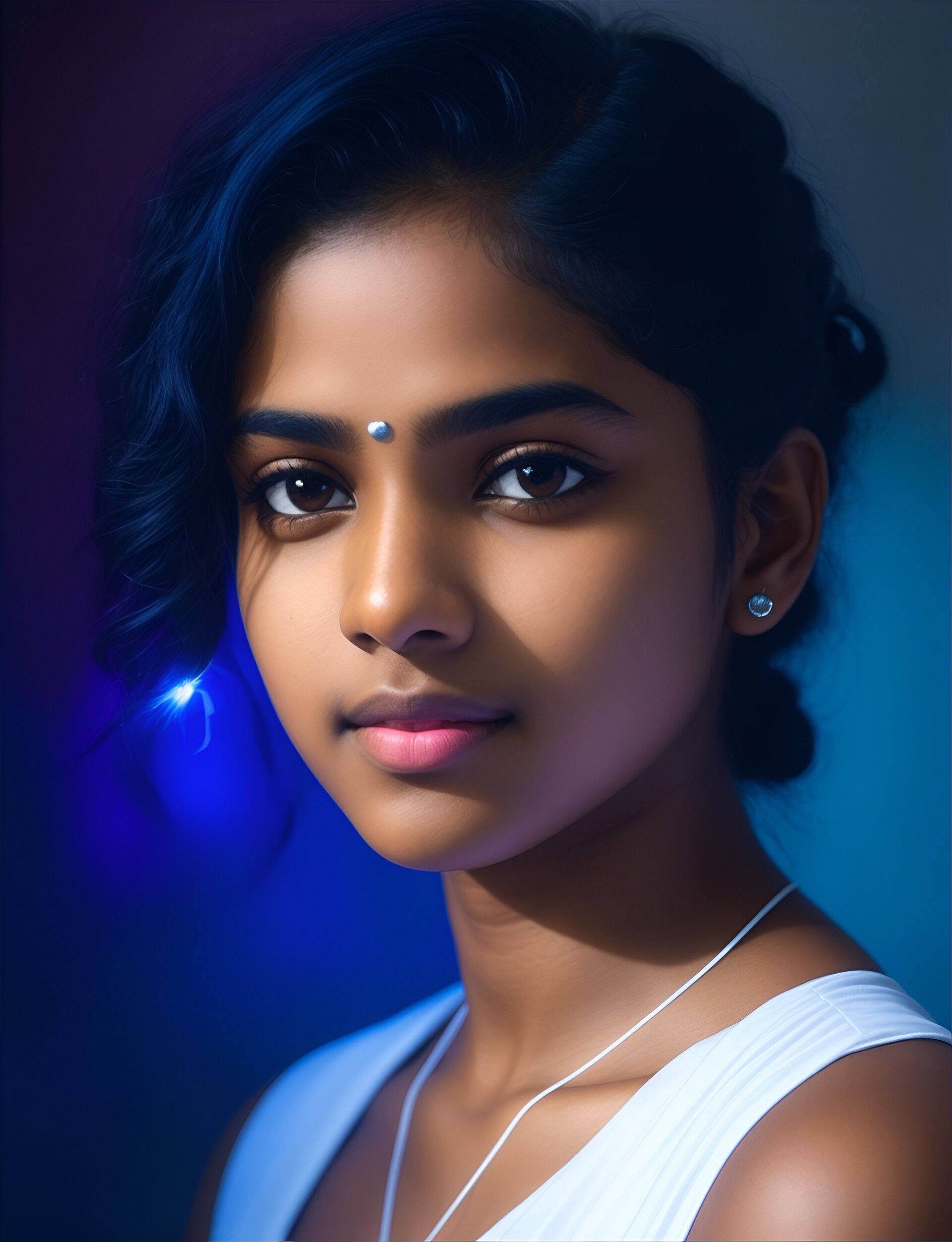 Jemshad AI - Kerala Girl Photoluminism