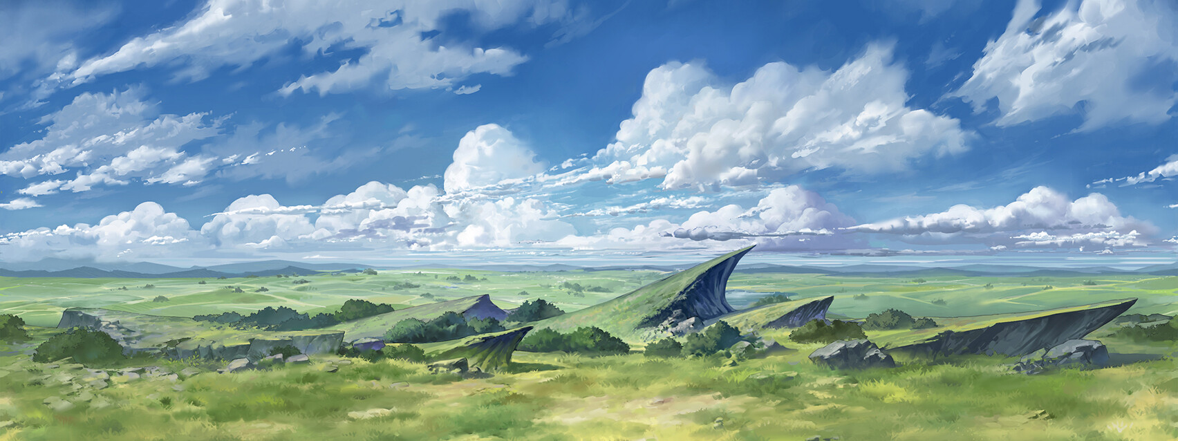 ArtStation - The legend of Takara _ Seamless Battle map 01