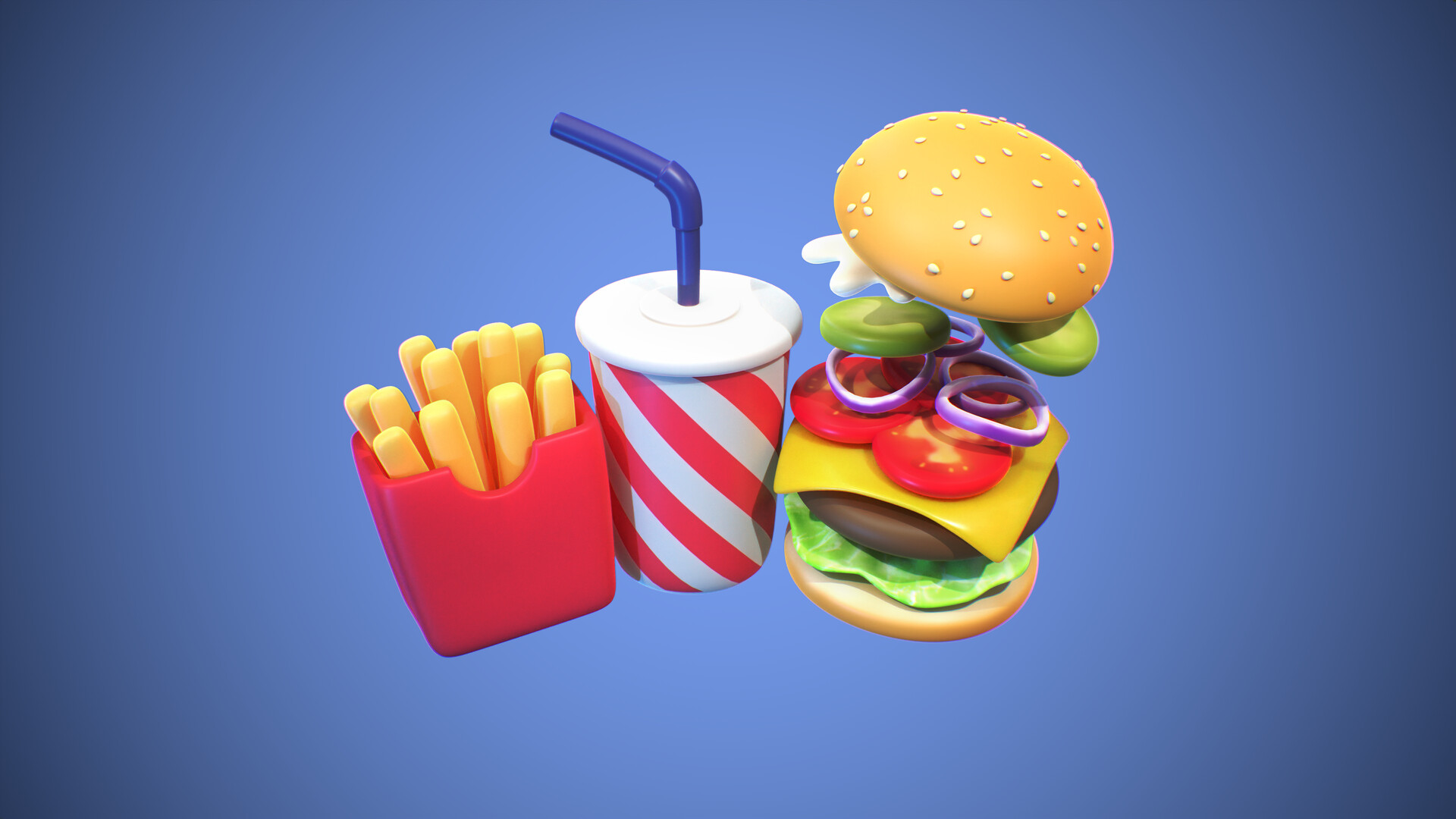 ArtStation - 3D Food
