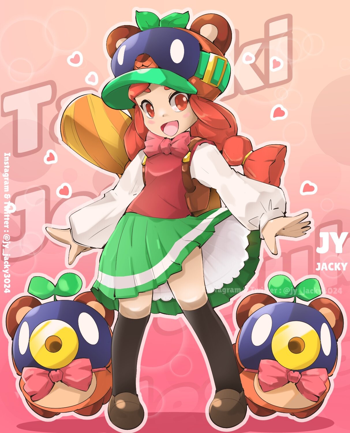 Jacky Yang - Tanuki Jessie Redrawing Fanart