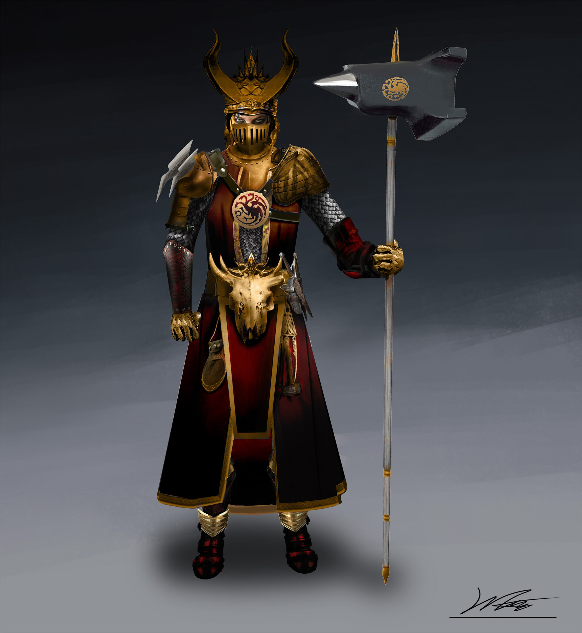 ArtStation - Blacksmith Royal Knight