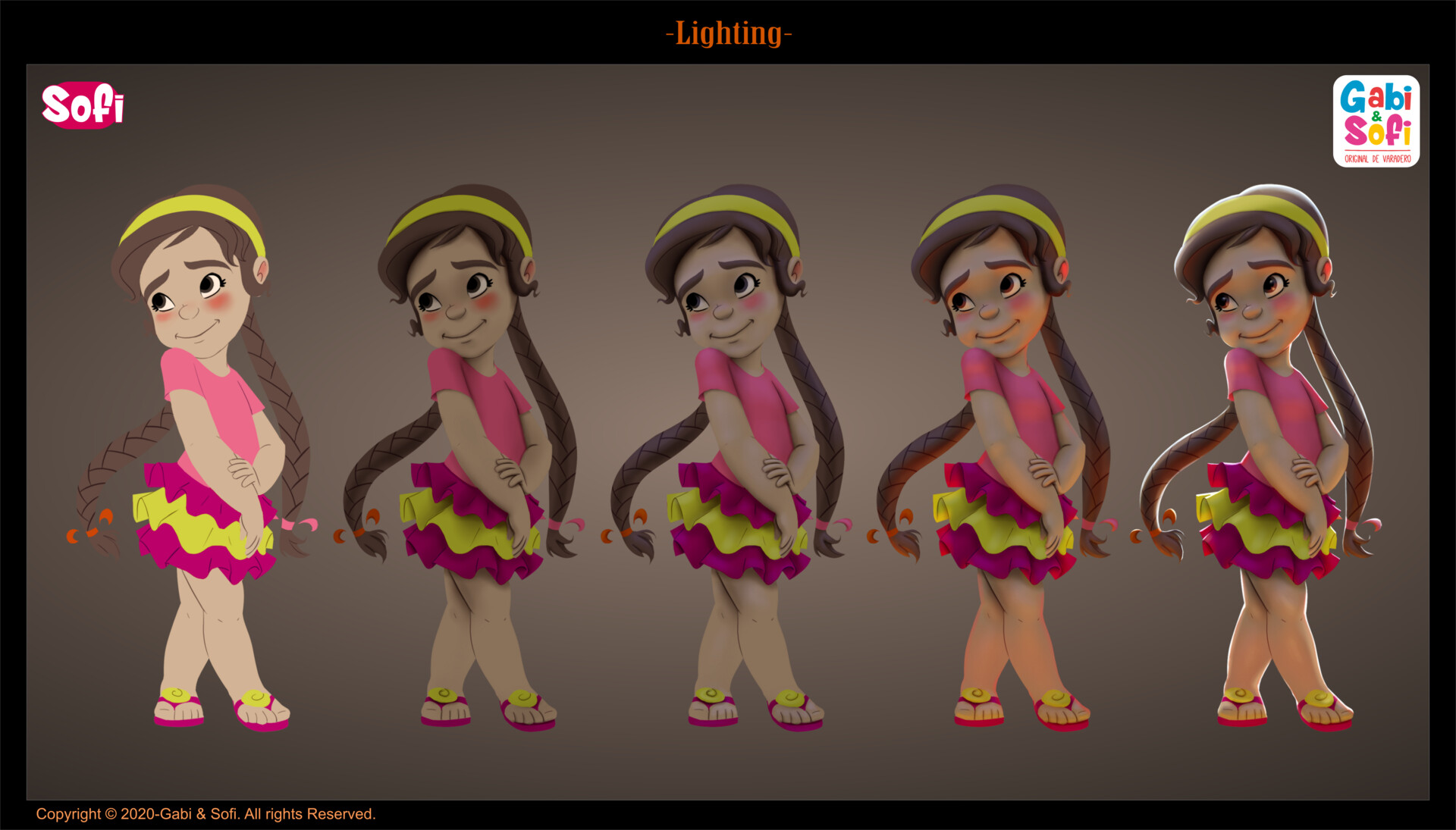 ArtStation - G&S_Model Sheets - Sofi