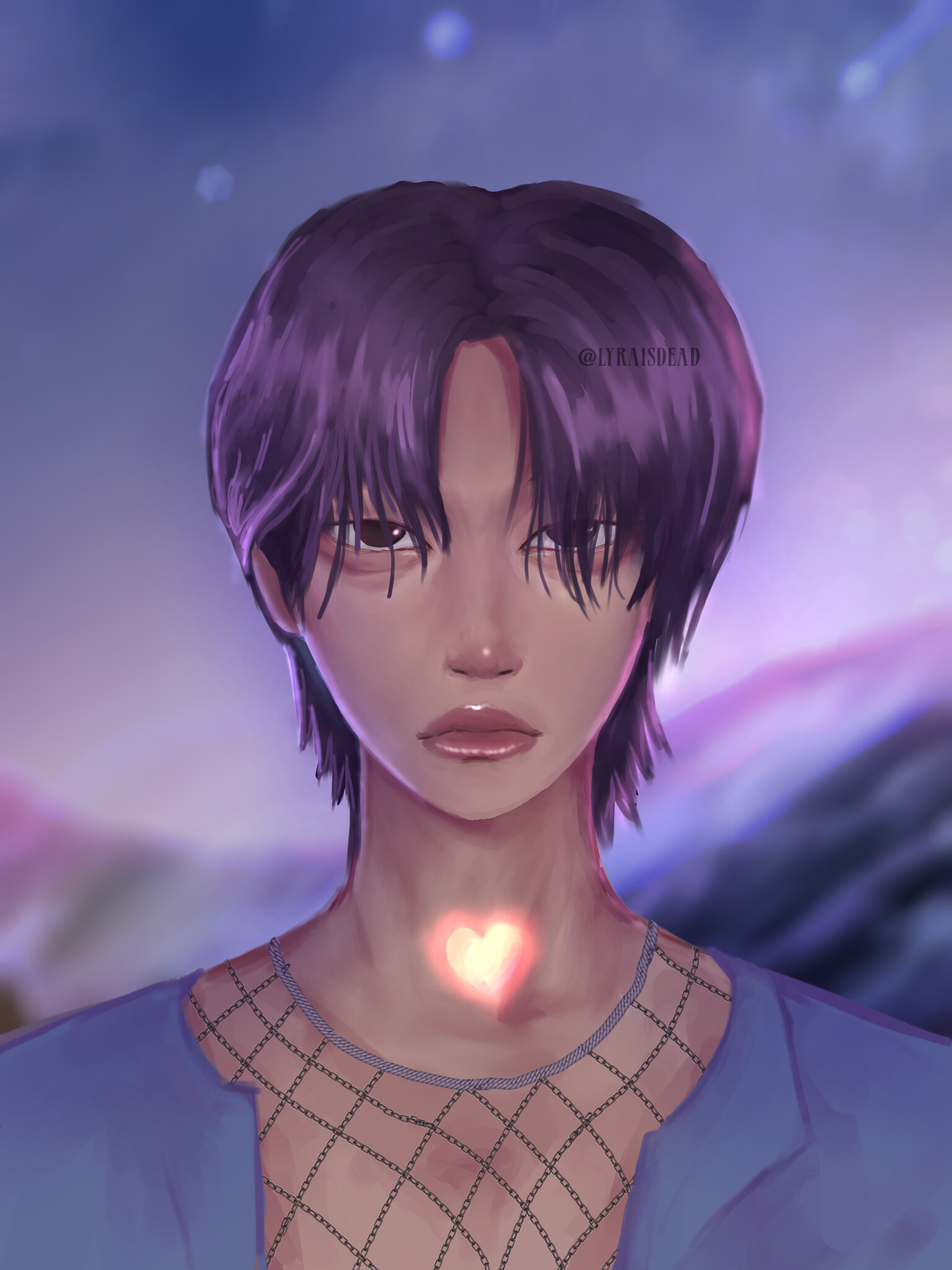 ArtStation - Fanart of Yeonjun (TXT or Tomorrow X Together member)