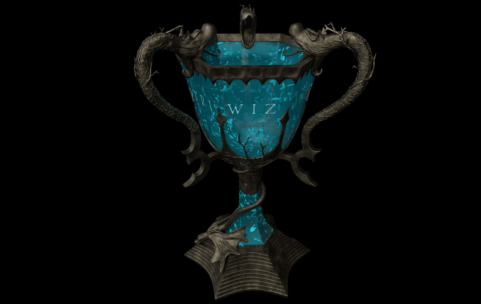 Triwizard Cup Glowing