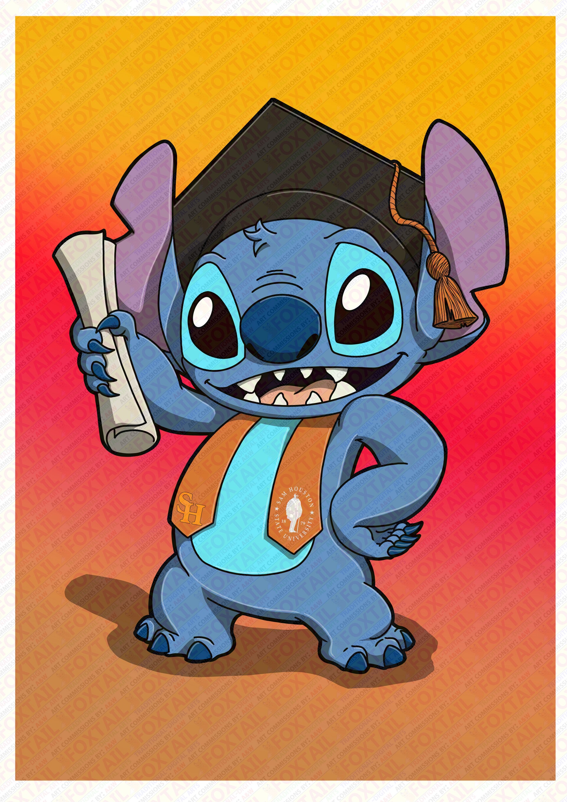 ArtStation - Lilo & Stitch graduated
