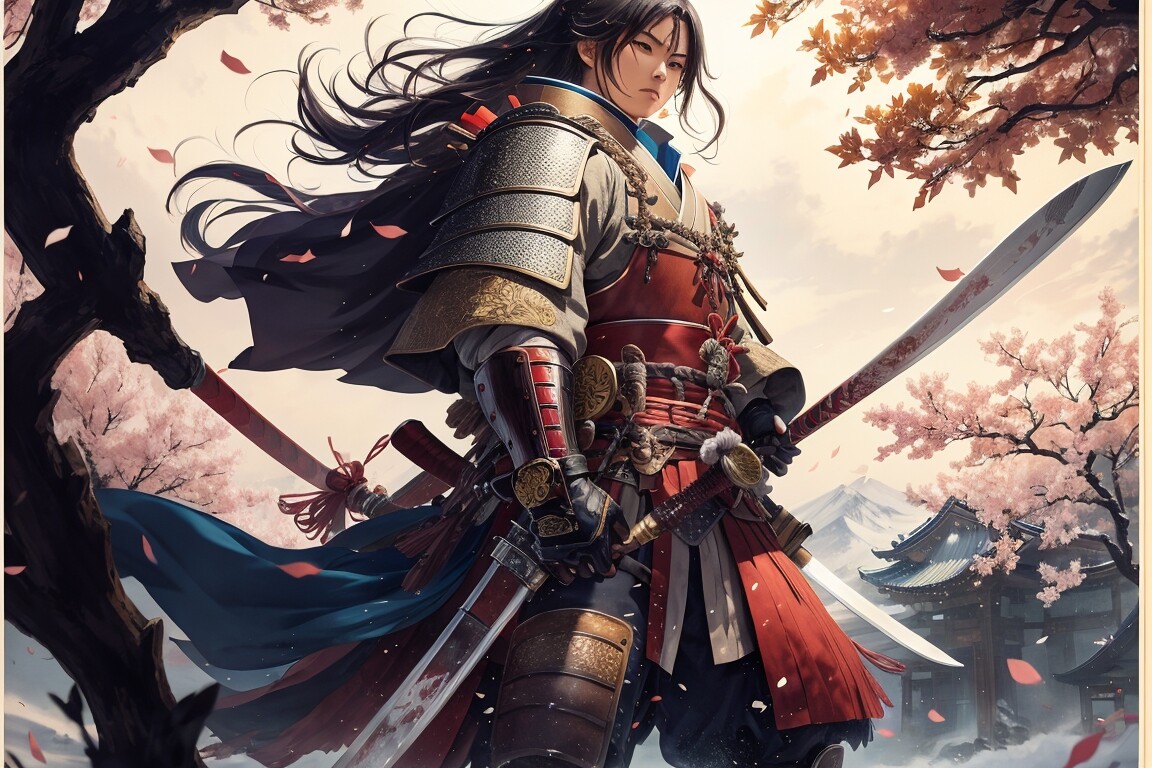 ArtStation - Guerrero samurai