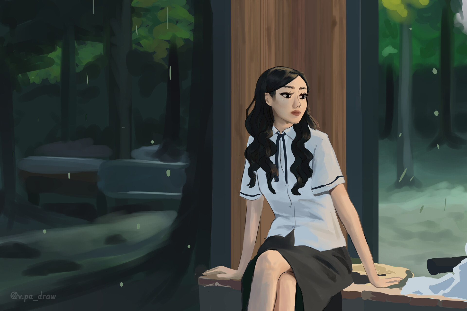 ArtStation - Fan art Our Beloved Summer