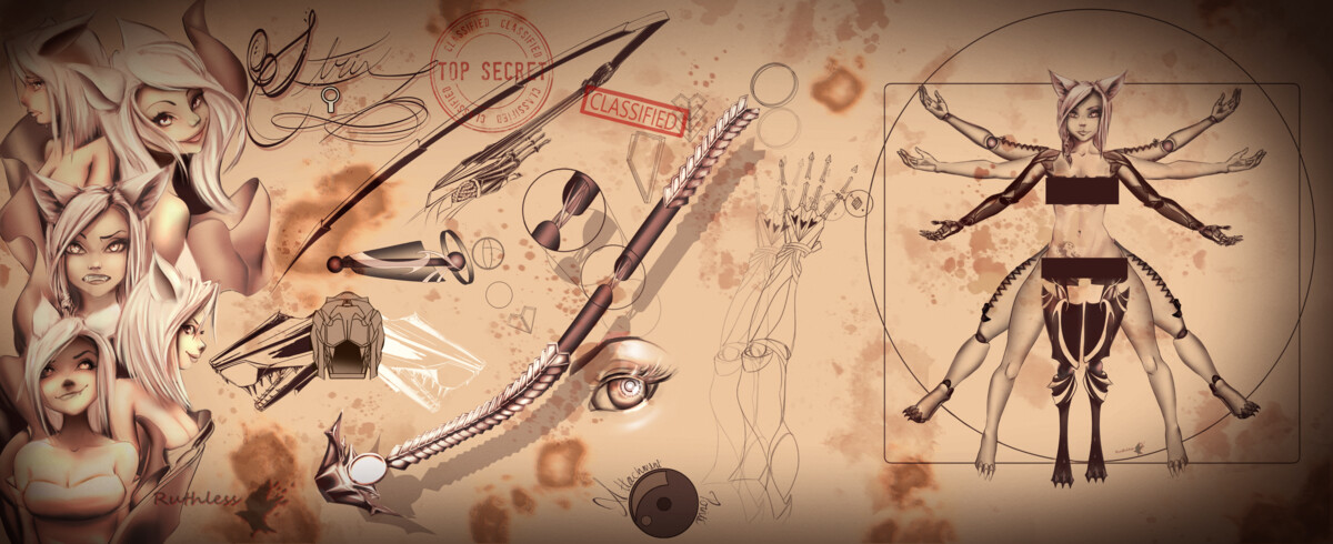 ArtStation - Strix - Ref Sheet