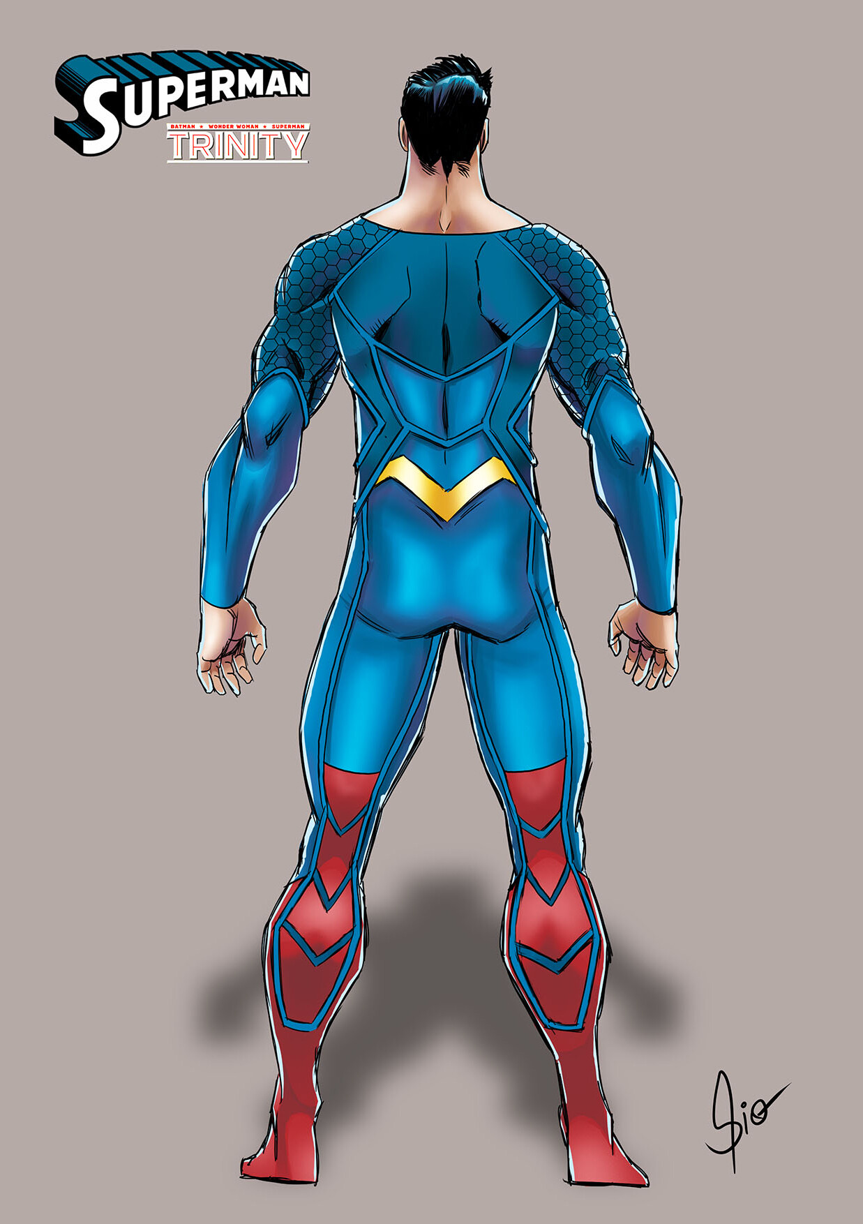Marcelo Siqueira - DC Comics Trinity Redesign