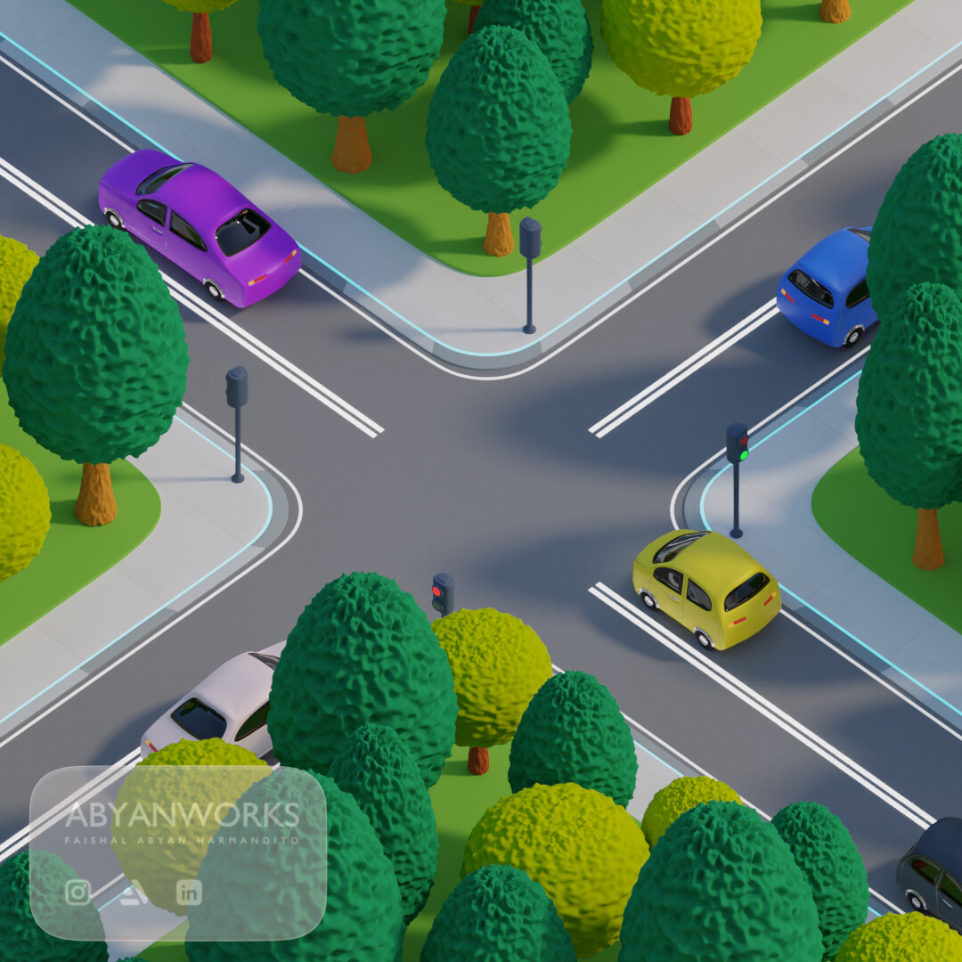 ArtStation - Isometric Traffic
