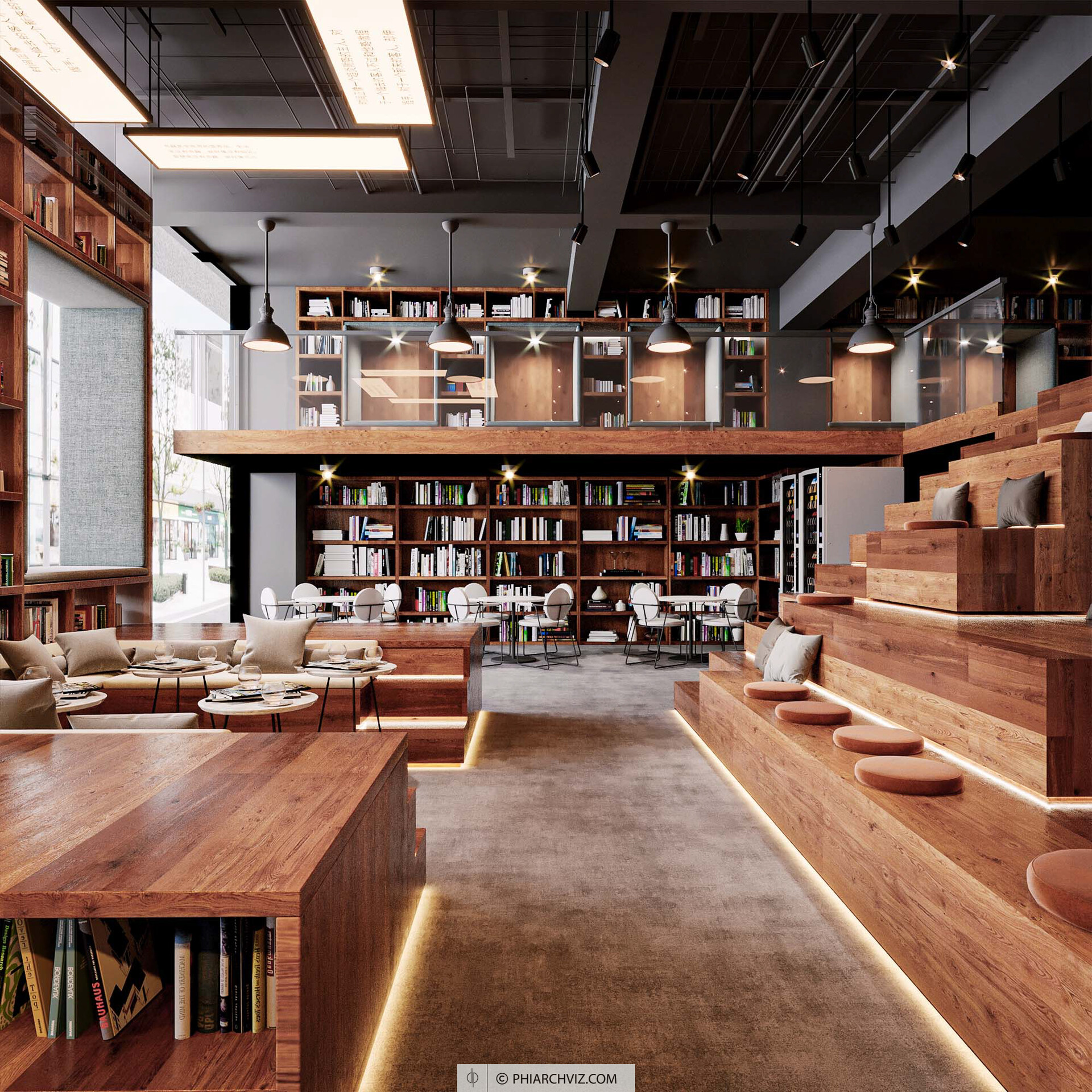 Archviz Hub - Design and Visualize Your Ideas - Library design 02