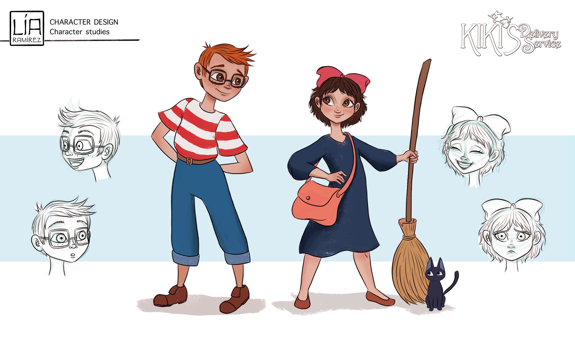 ArtStation - Character studies, Kiki’s delivery service