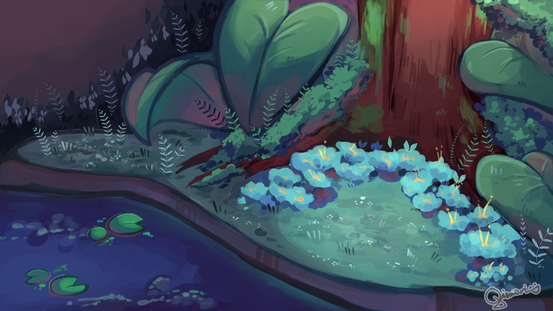 ArtStation - Shiro's Theme Background