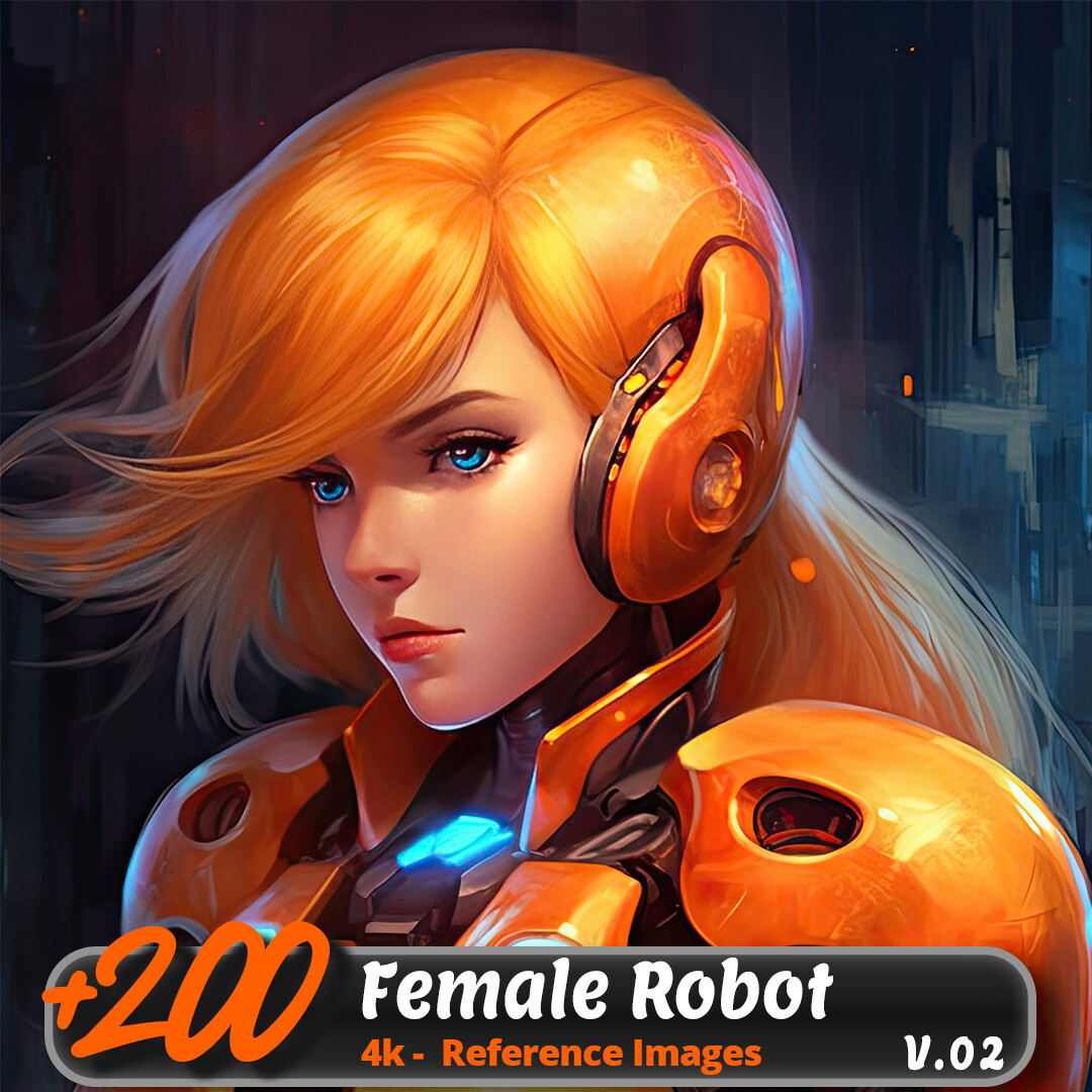 ArtStation - Famale Robot Vol.02/ 4K/Reference Image