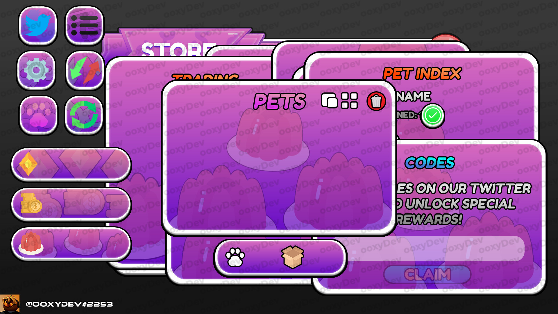 ArtStation - Jelly UI Roblox