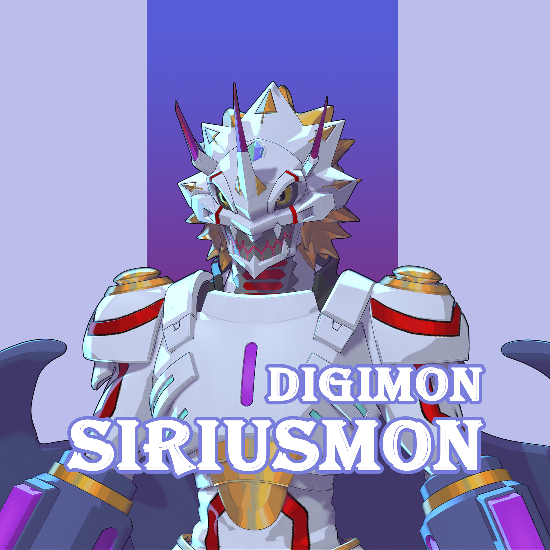 ArtStation - Digimon数码暴龙幽灵游戏-天狼星兽