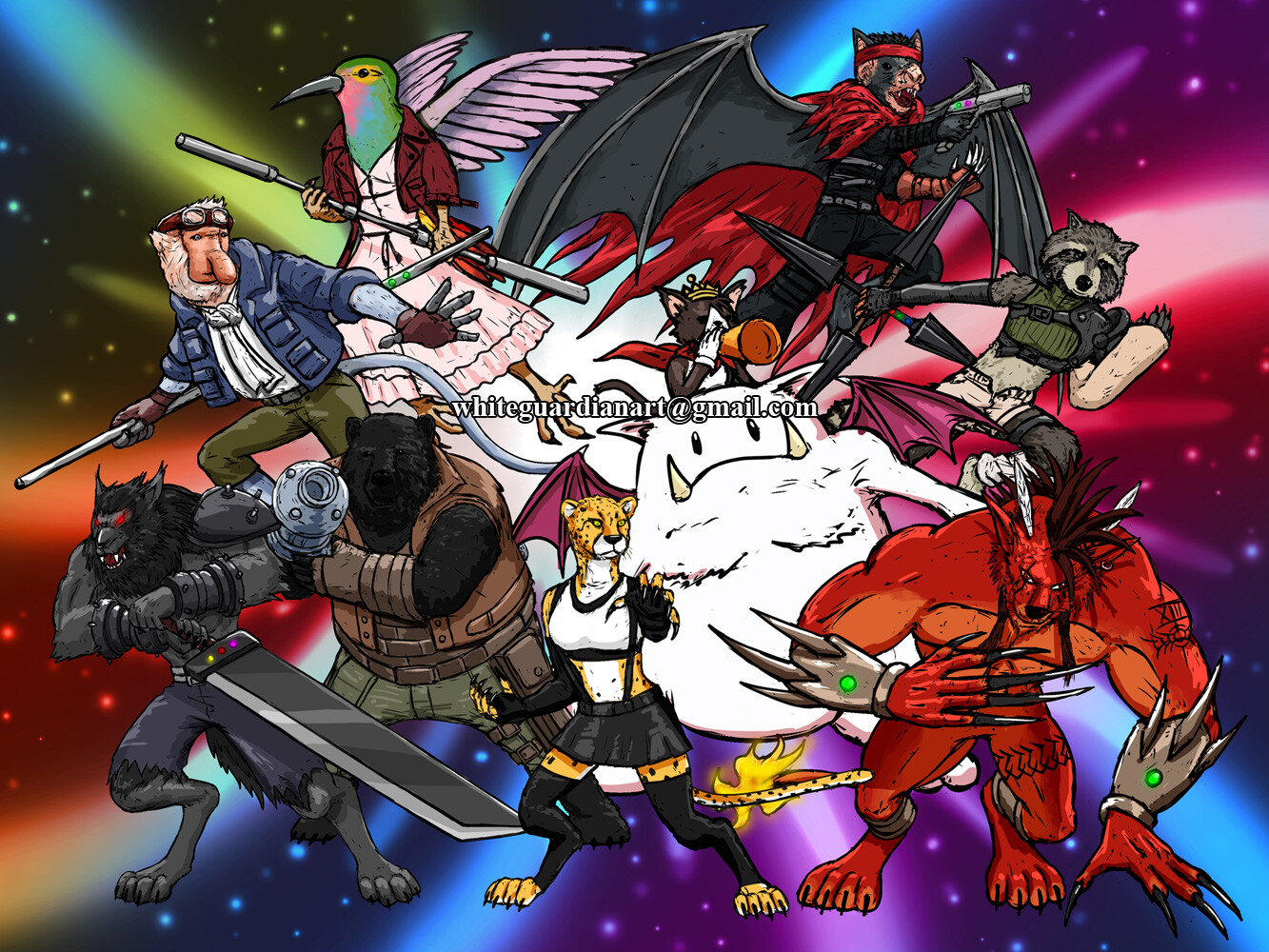ArtStation - Anthro FFVII Team Galaxy