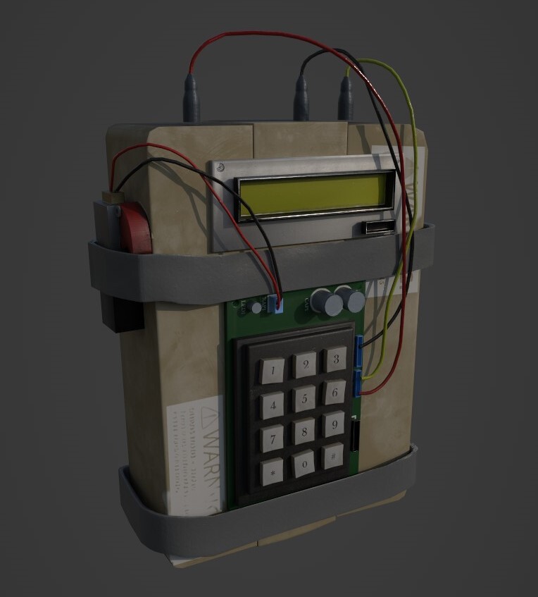 ArtStation - C4 Bomb