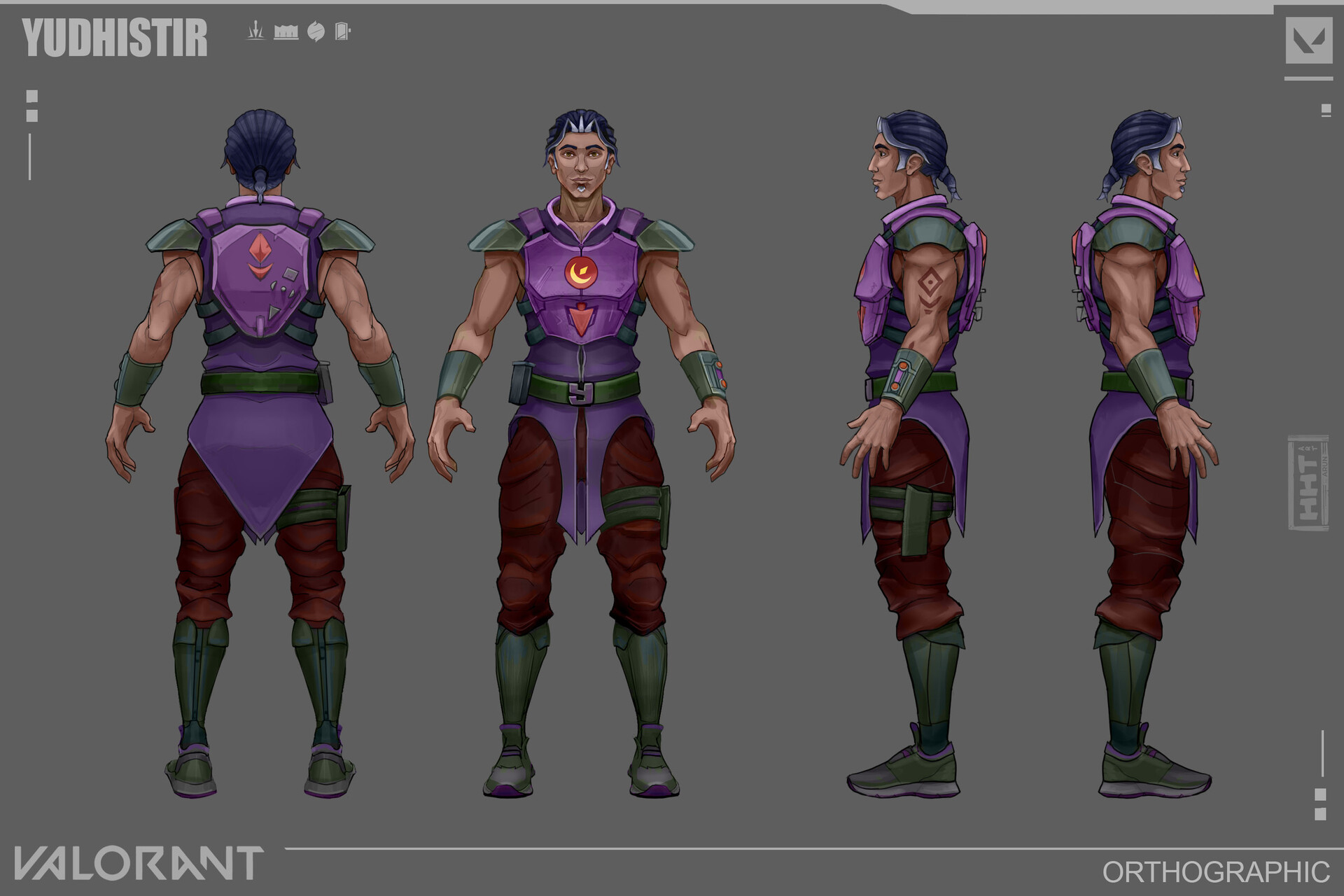 ArtStation - Orthographic view and props