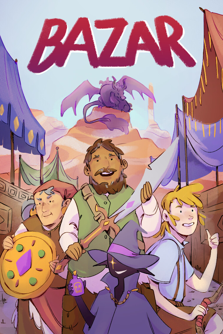 ArtStation - Bazar! - Gameboard Porject