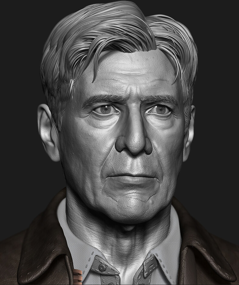ArtStation - Harrison Ford (Indiana Jones) likeness