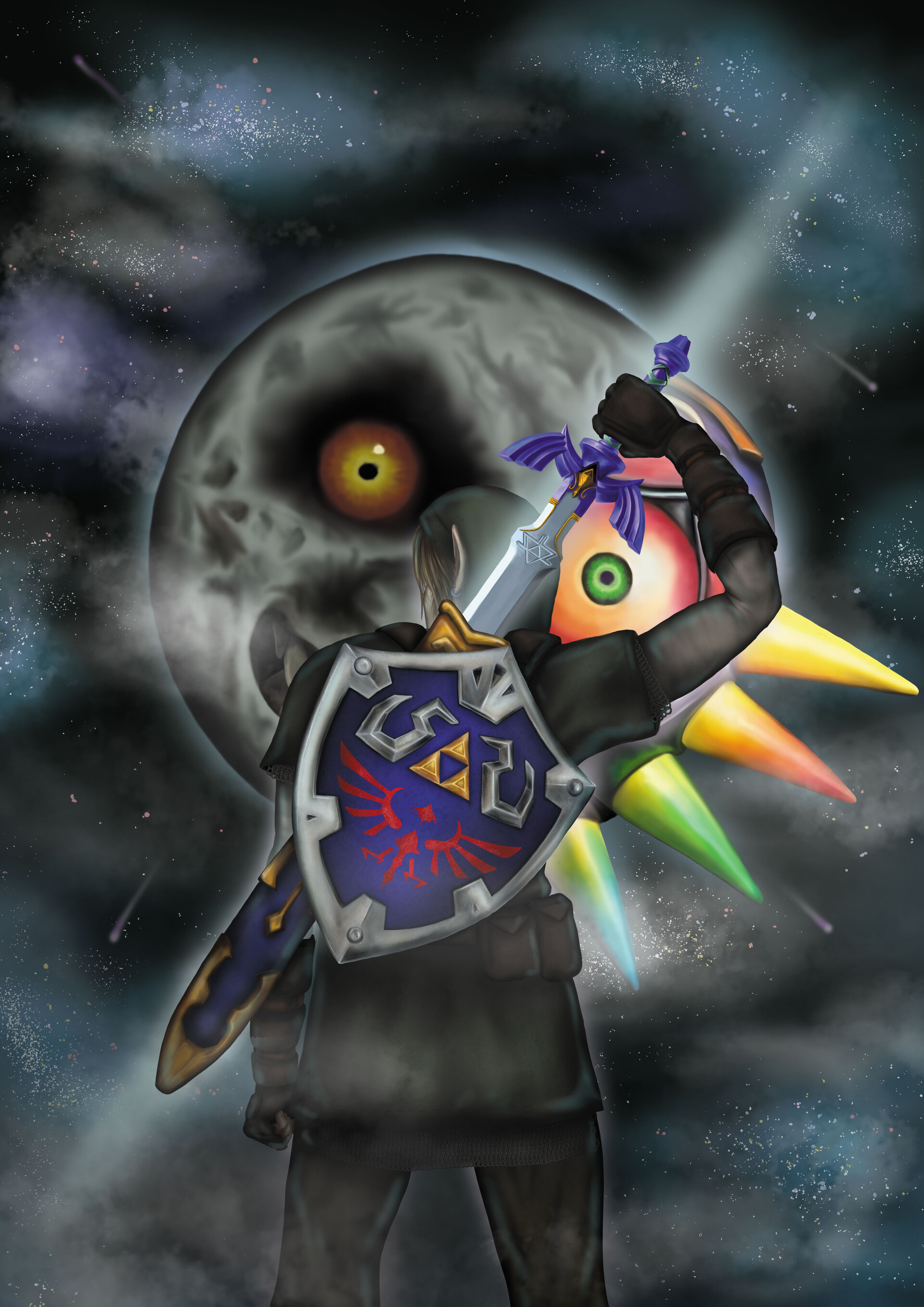 ArtStation - Majora’s mask poster