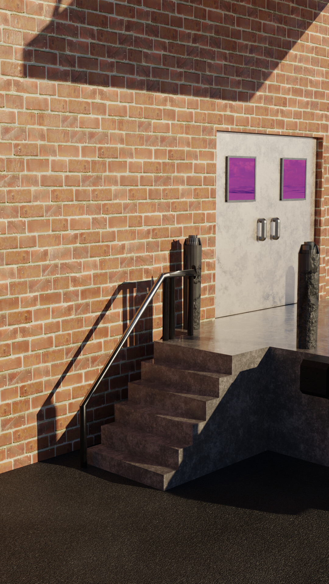 ArtStation - brick building