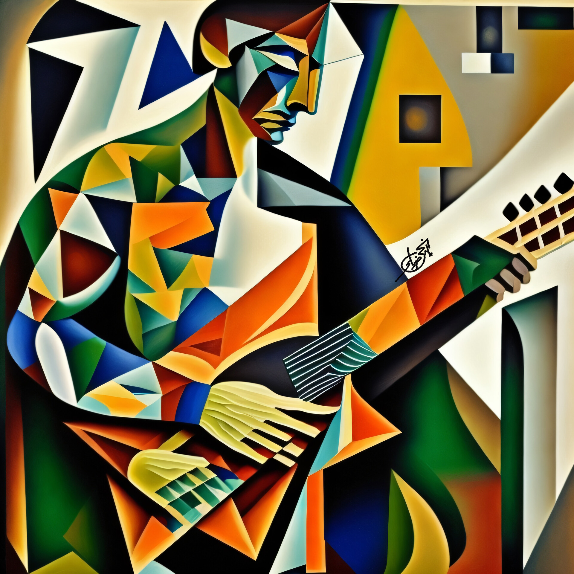 ArtStation - Abstract, Cubism Design (Digital Painting)