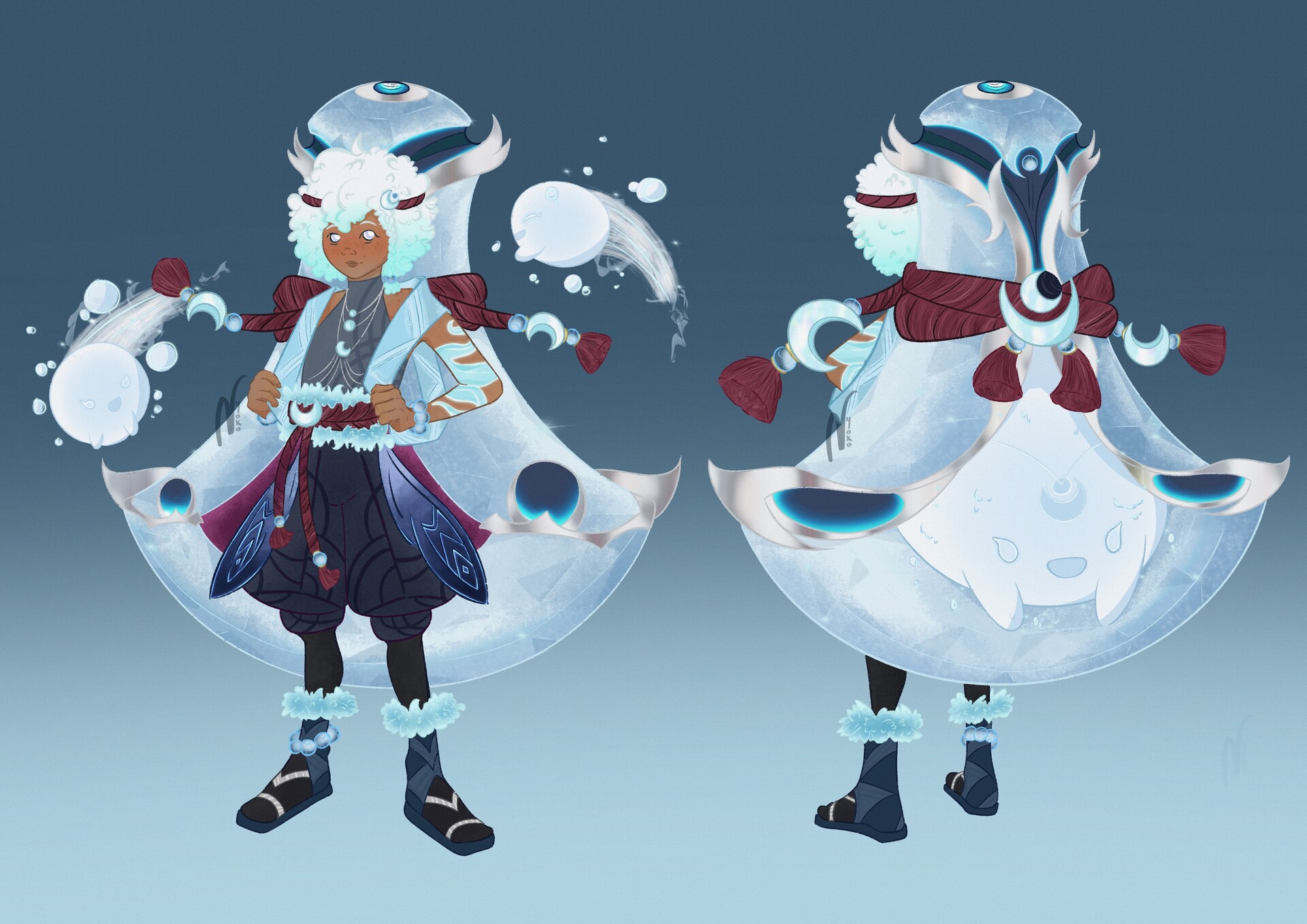 ArtStation - Snow Moon Milio skin concept