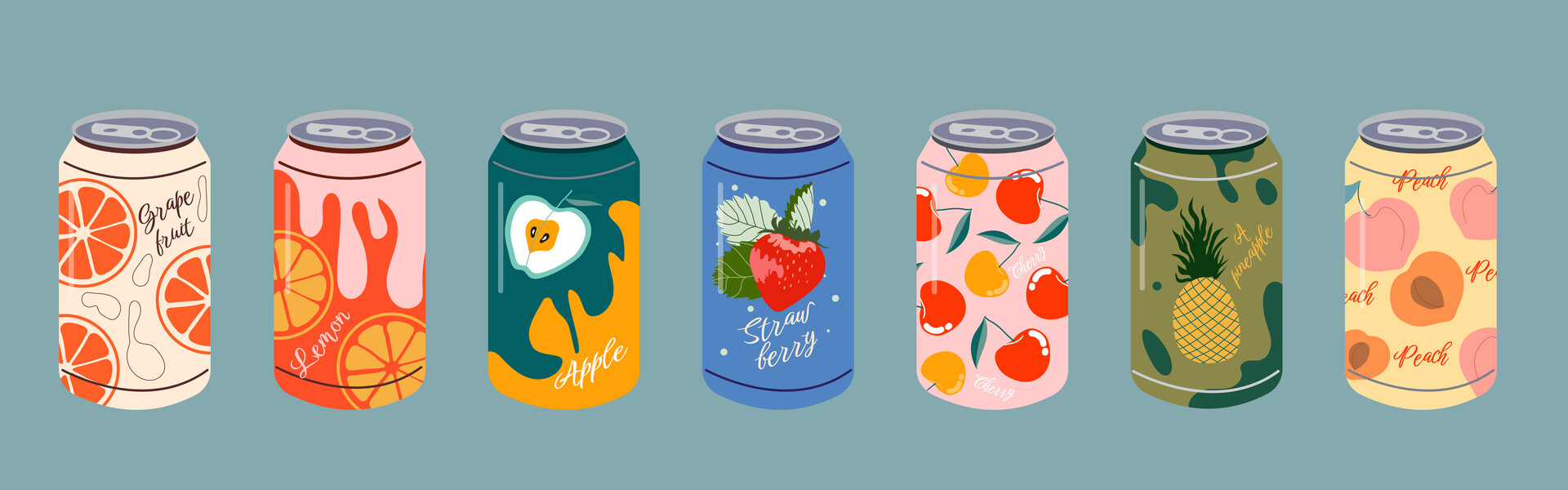 ArtStation - Various delicious carbonated drinks