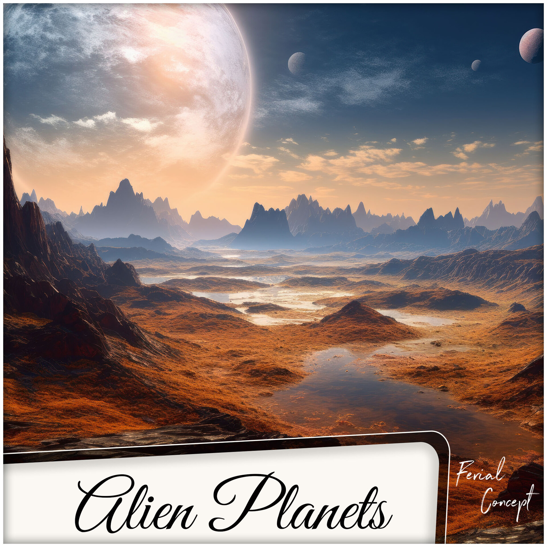 ArtStation - 🔹200 Alien Planets Reference Image Pack v.3