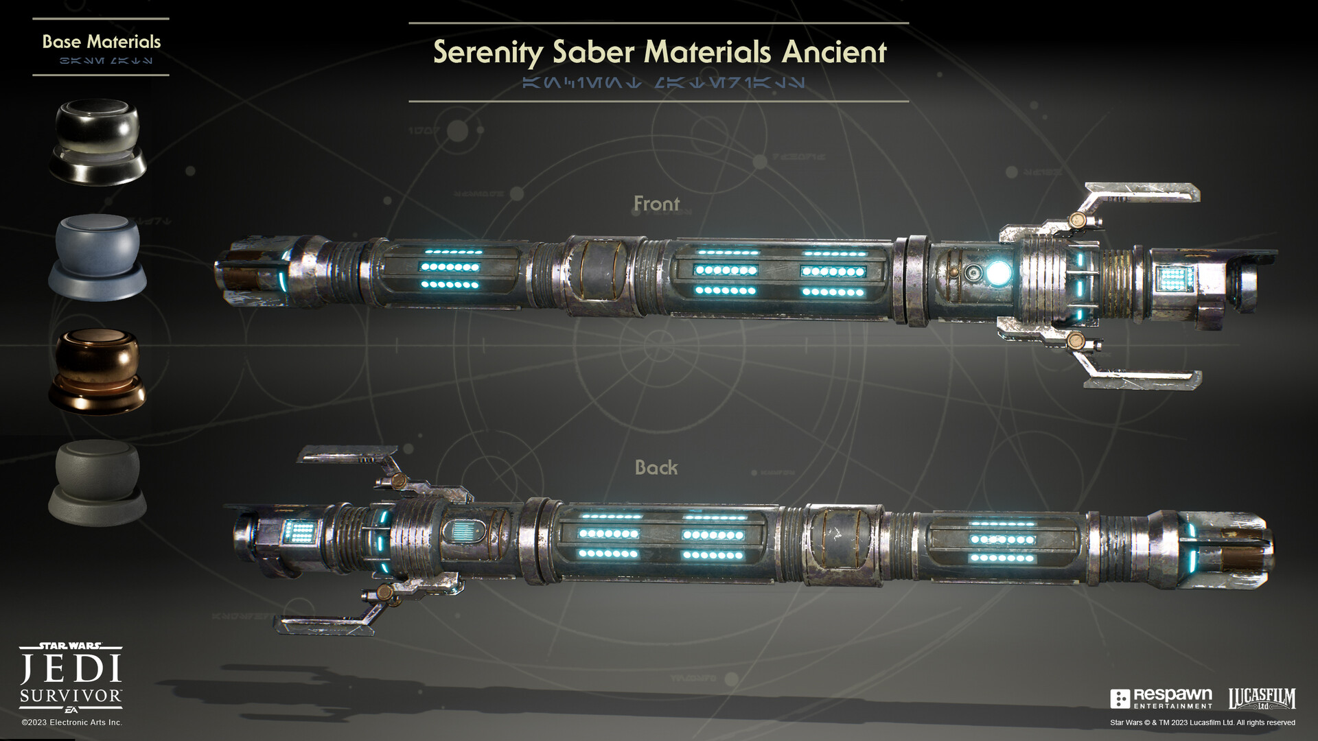 Kurt Klockau - Jedi: Survivor - Serenity Lightsaber Textures