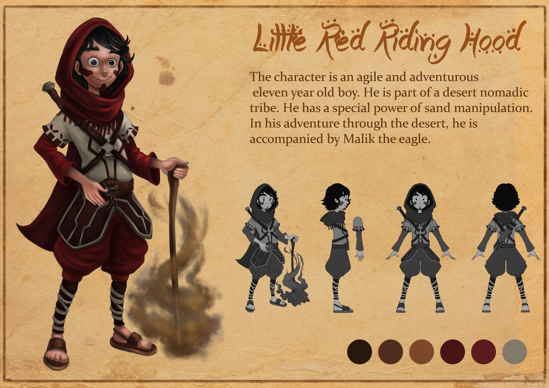 ArtStation - Little Red Riding Hood Character Design