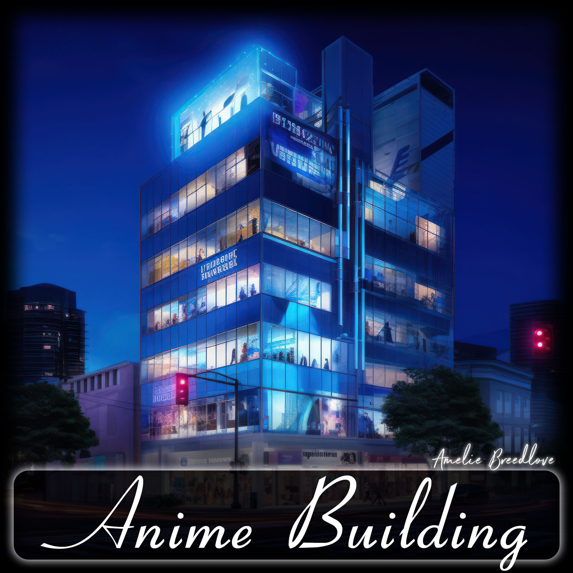 ArtStation - 200 American Building Anime Reference Pack | 4K | v.5