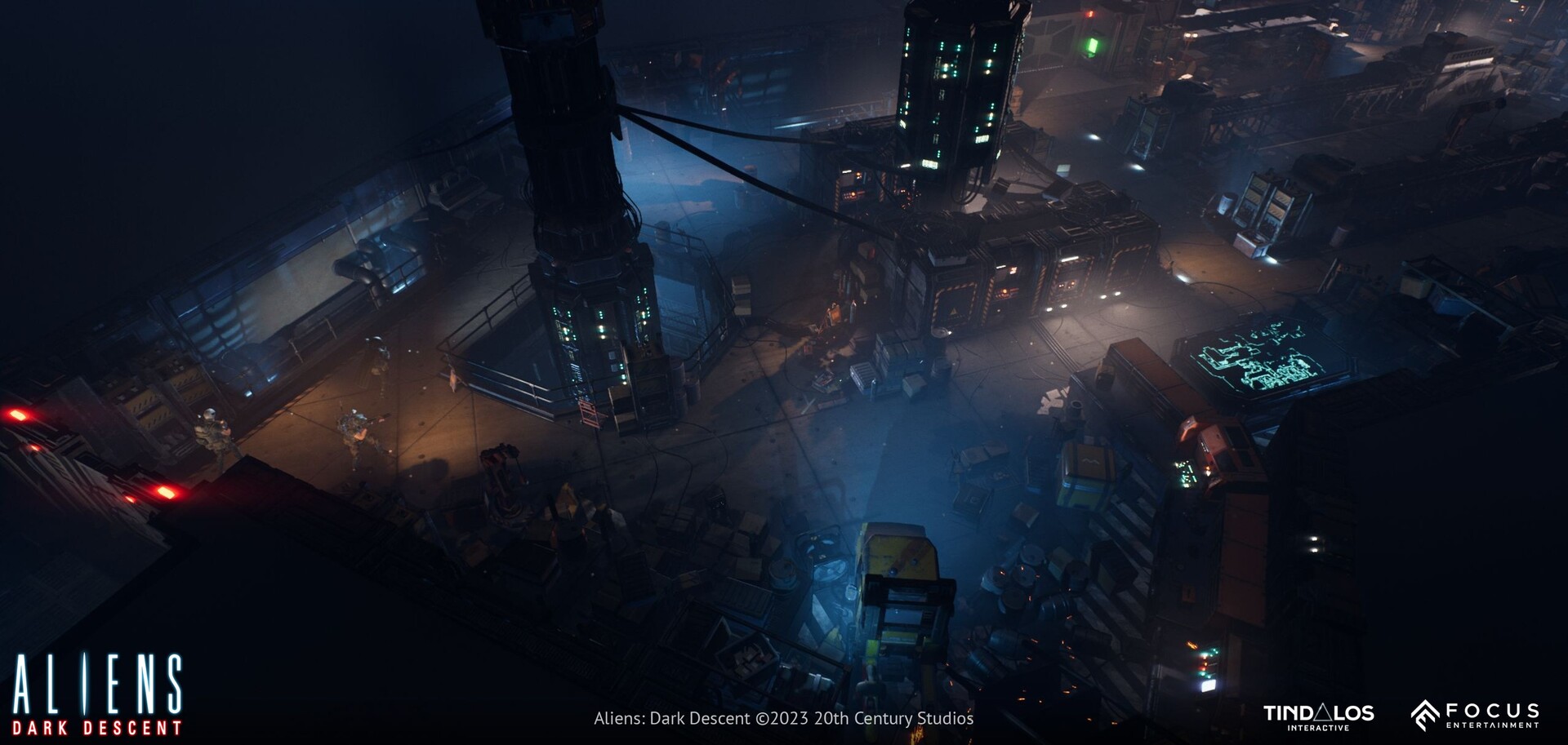 Yann Masson - Alien Dark Descent - Combo level art