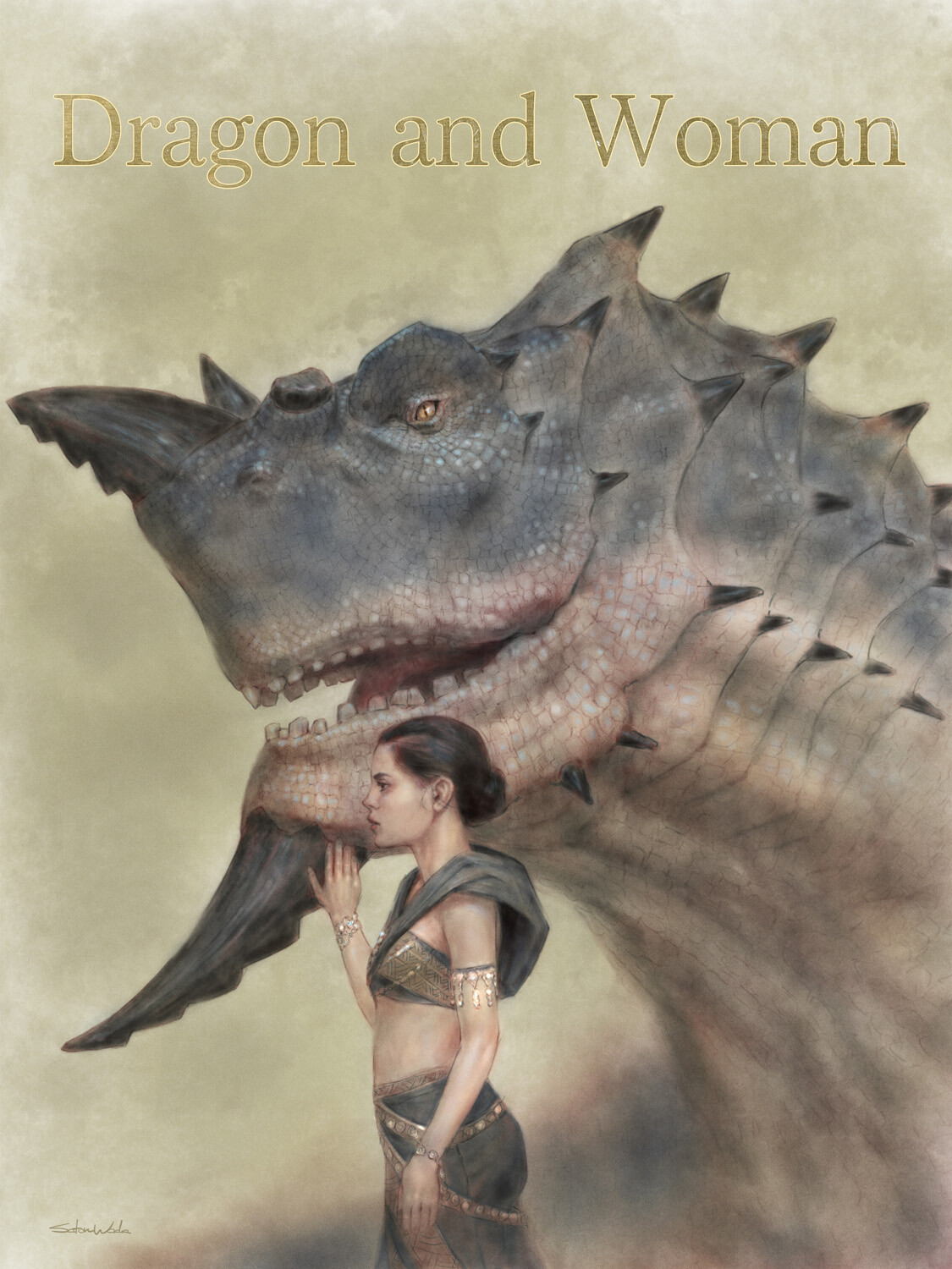 ArtStation - Dragon and Woman