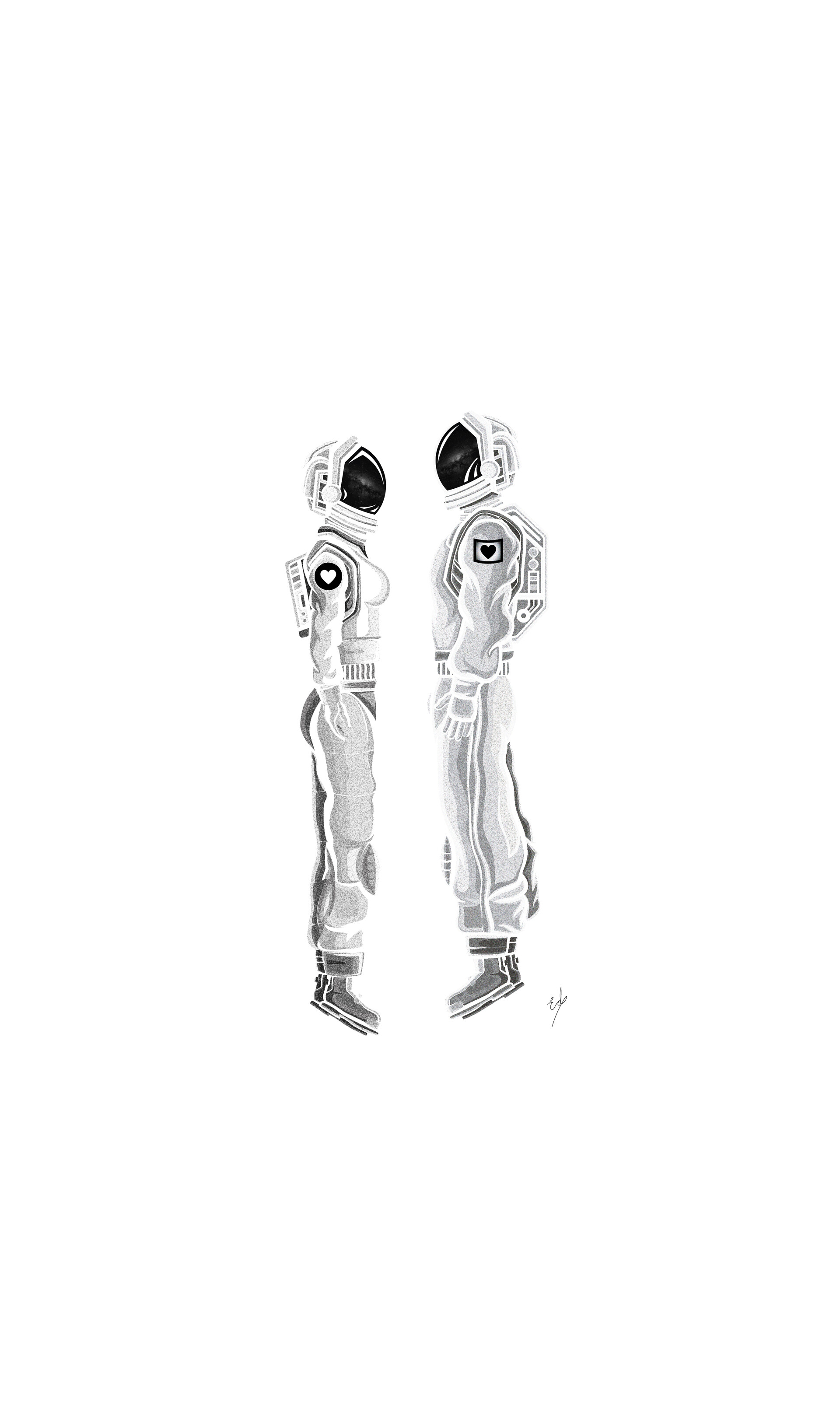 ArtStation - LOVE IN THE SPACE