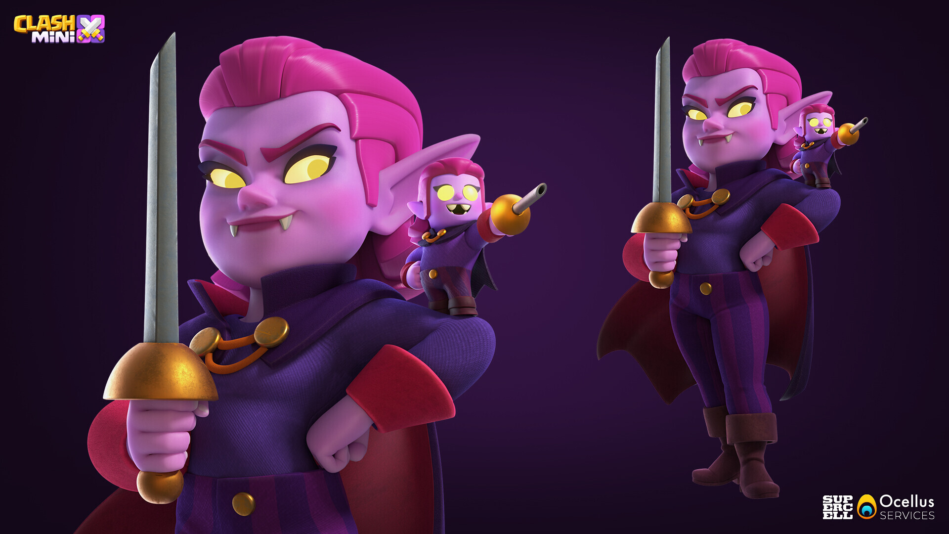 Mykhail Klymenko - Clash Mini - Vampire Countess