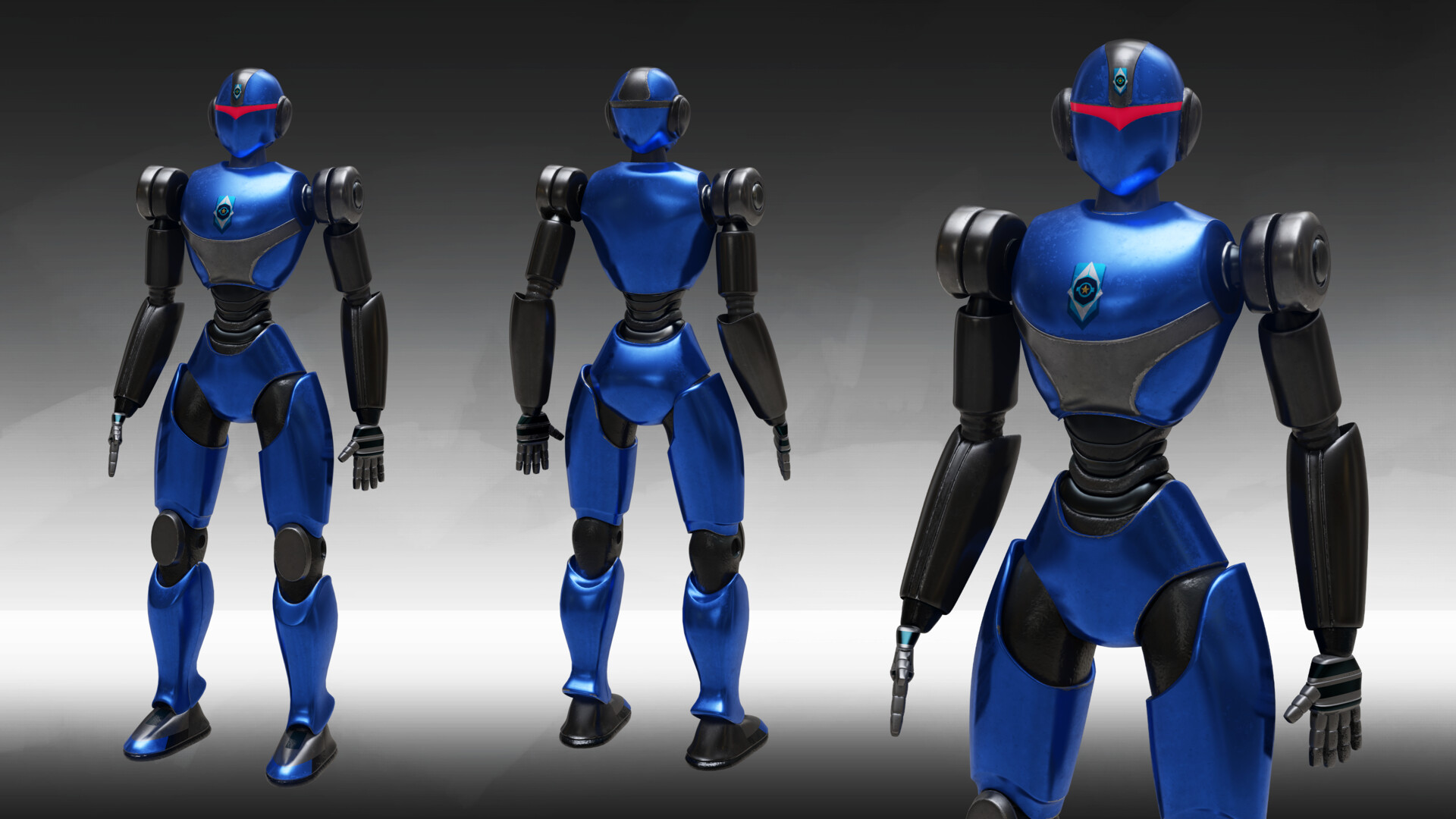 ArtStation - Police robot character design concept