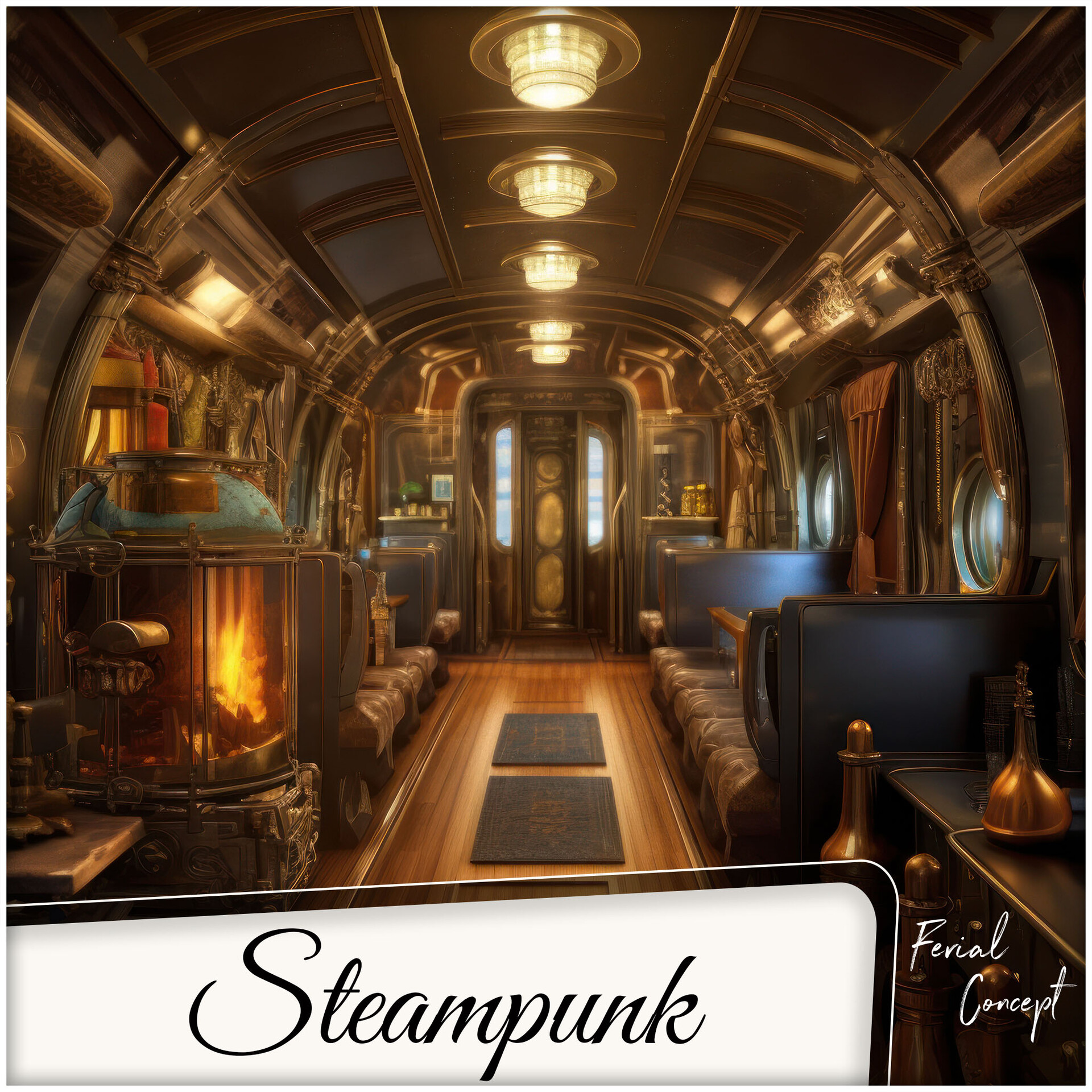 ArtStation - 🔹200 Steampunk - Interior Reference Image Pack v.1