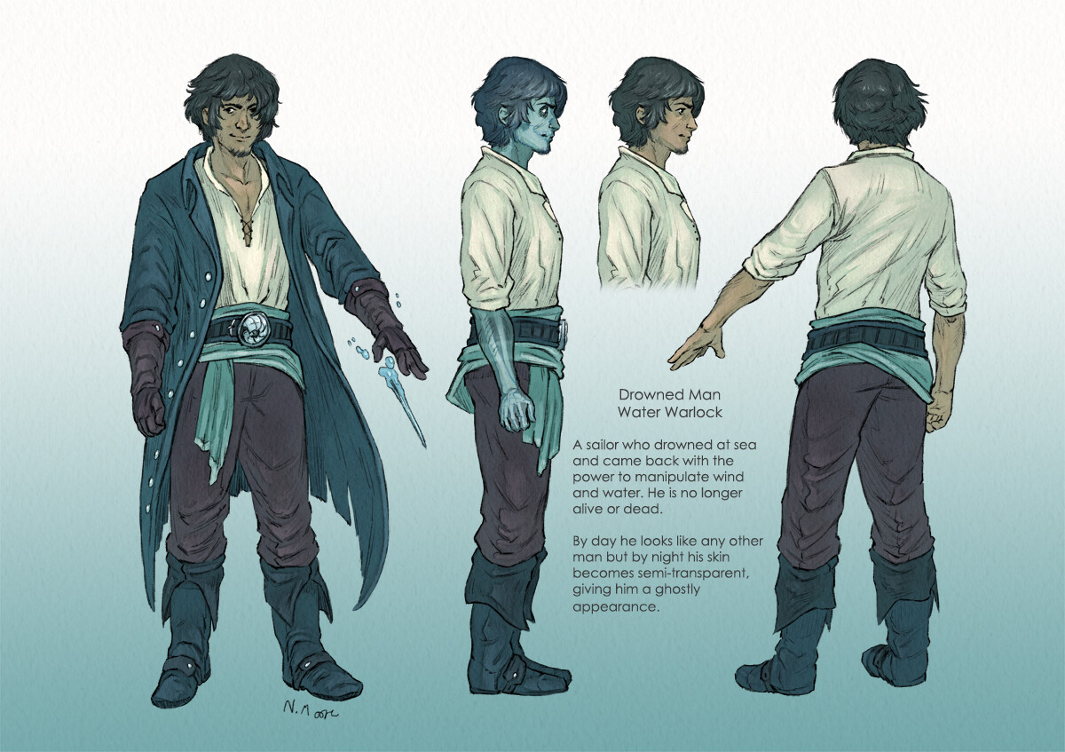 ArtStation - Drowned Man Final Design