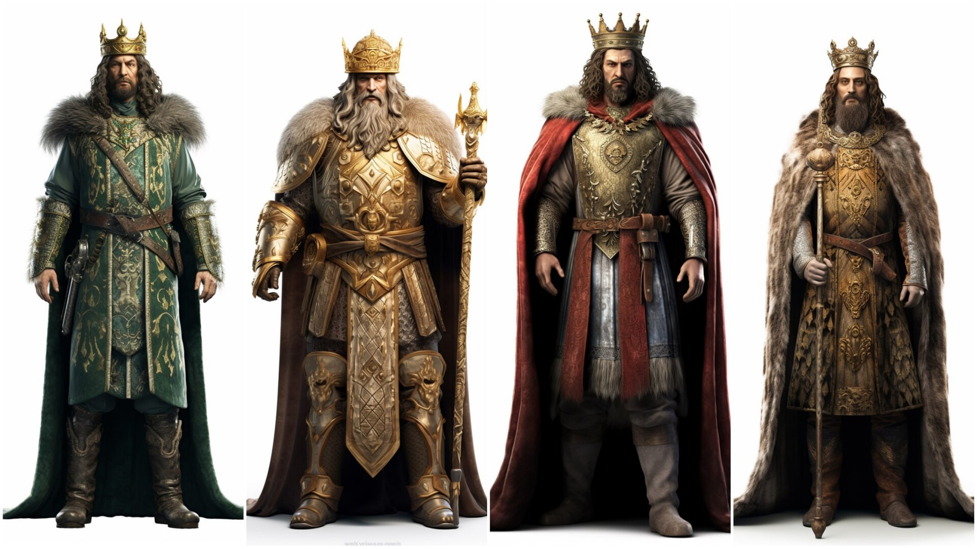 Concept Art - +200 Medieval King Concept (4k)