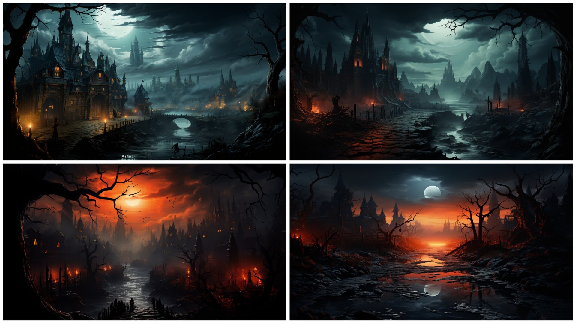 Concept Art - +220 Dark & Gothic Environment Concept (4k)) | Vol_19