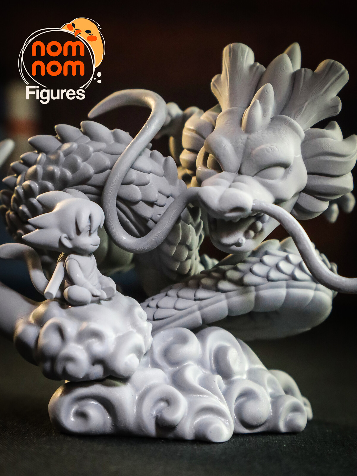 NomNom Figures - Chibi Shenron with Goku